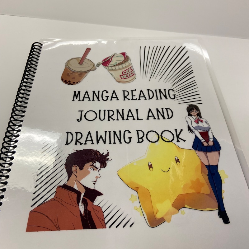 Manga Reading Journal - Etsy