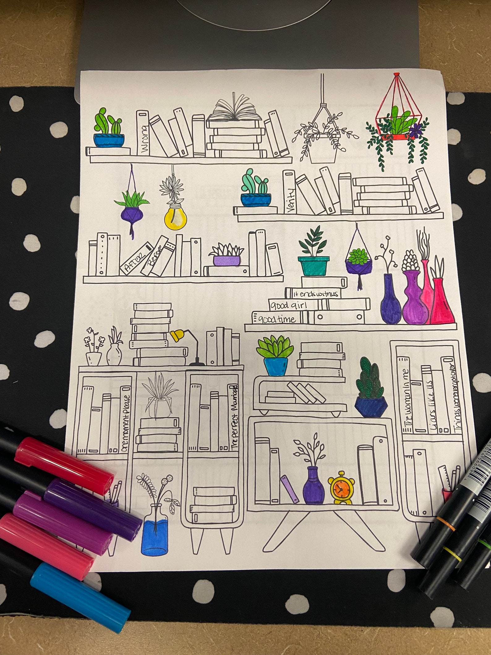 Reading Tracker Coloring Page - Etsy