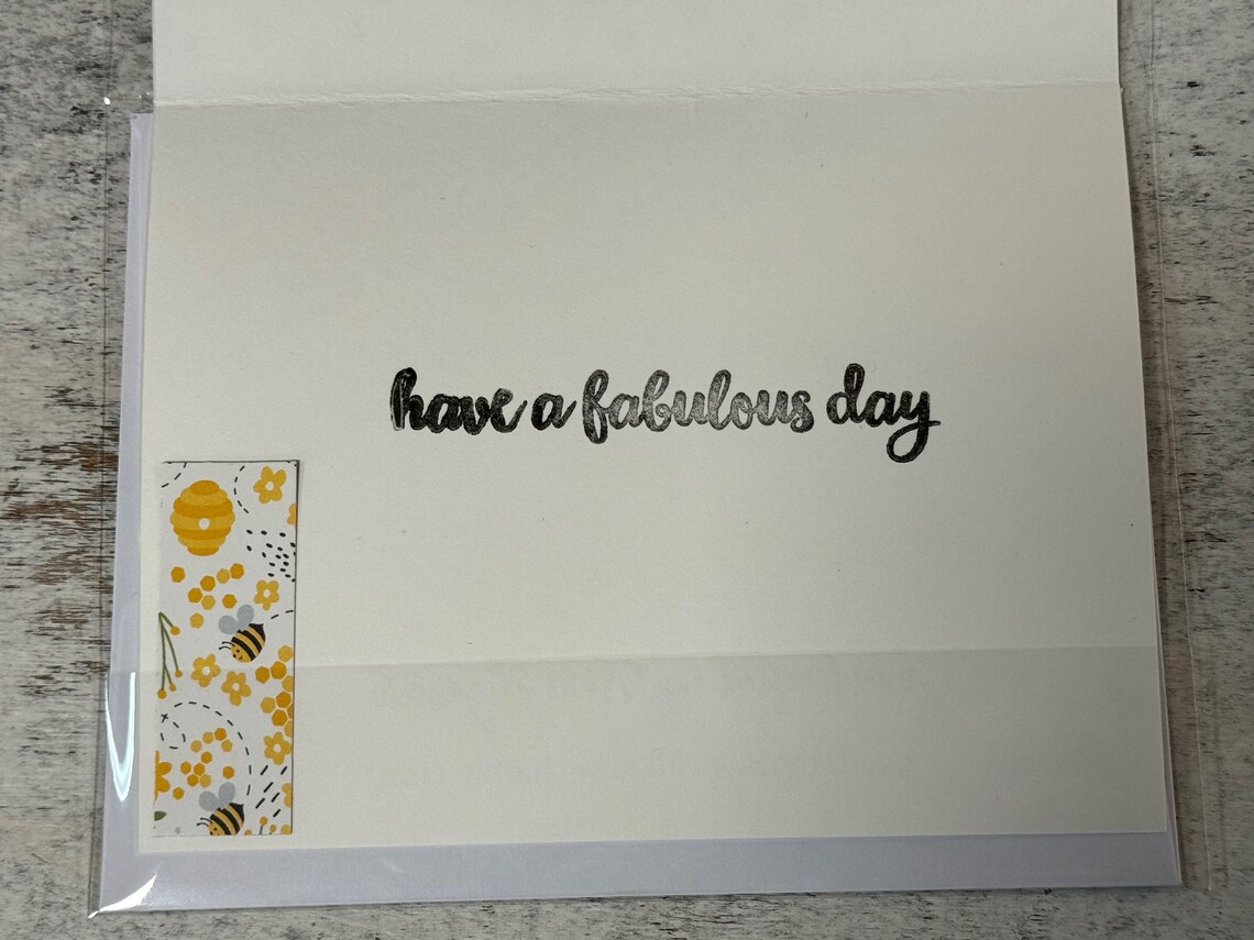 Bee Happy Friendship Cards. Set of 4 Notecards {bee Set#1} - Etsy