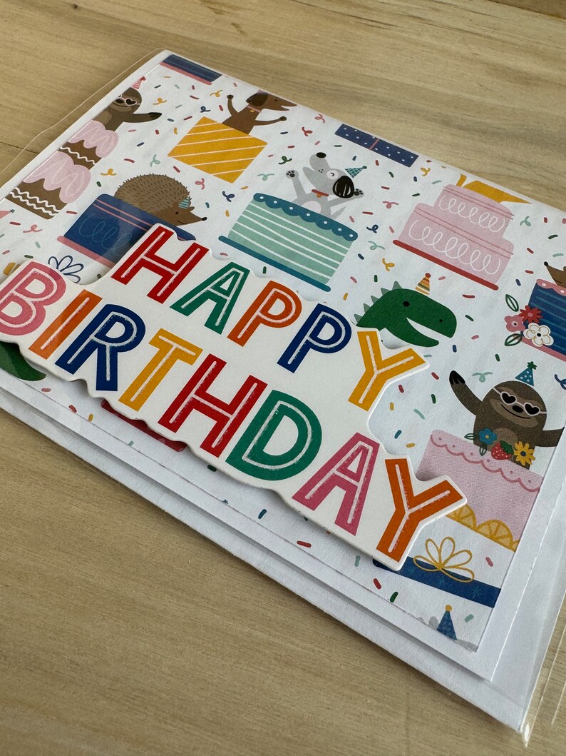 Happy Birthday for Kids of All Ages . Set of 6 Notecards {birthday Kid ...
