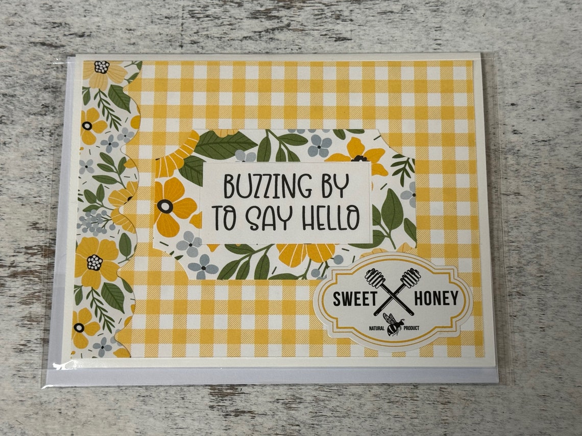 Bee Happy Friendship Cards. Set of 4 Notecards {bee Set#1} - Etsy