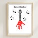 Music Notes Handprint Art Painting Craft for Baby, Toddler, or ...