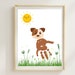Dog Handprint Art Craft Printable Template for Dog Lovers From Baby ...