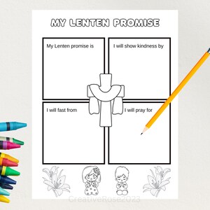 Ash Wednesday Craft Printable | Lent Craft | Lent for Kid |holy Week ...