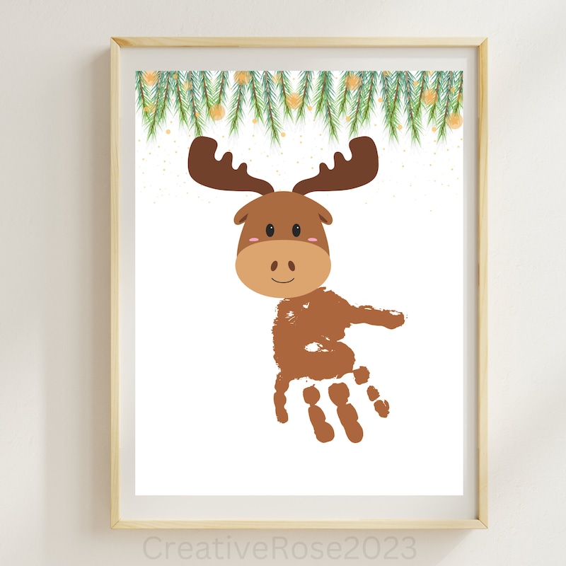 Moose Painting - Etsy