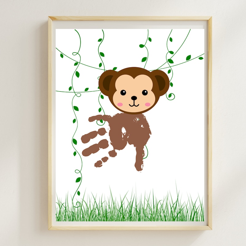 Monkey Nursery Art - Etsy