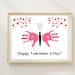 Valentines Day Butterfly Handprint Footprint Art Painting Craft ...