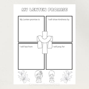 Ash Wednesday Craft Printable | Lent Craft | Lent for Kid |holy Week ...