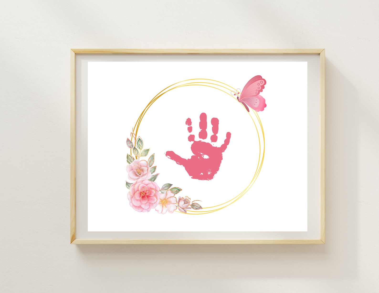 Handprint Art for Baby Memory Box or Nursery Decor Keepsake | Digital ...