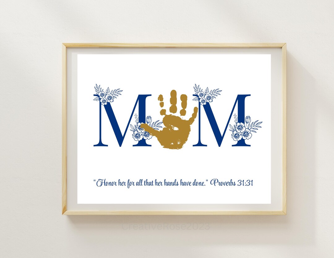 Mothers Day Sunday School Craft Printable | Mothers Day Handprint Art ...