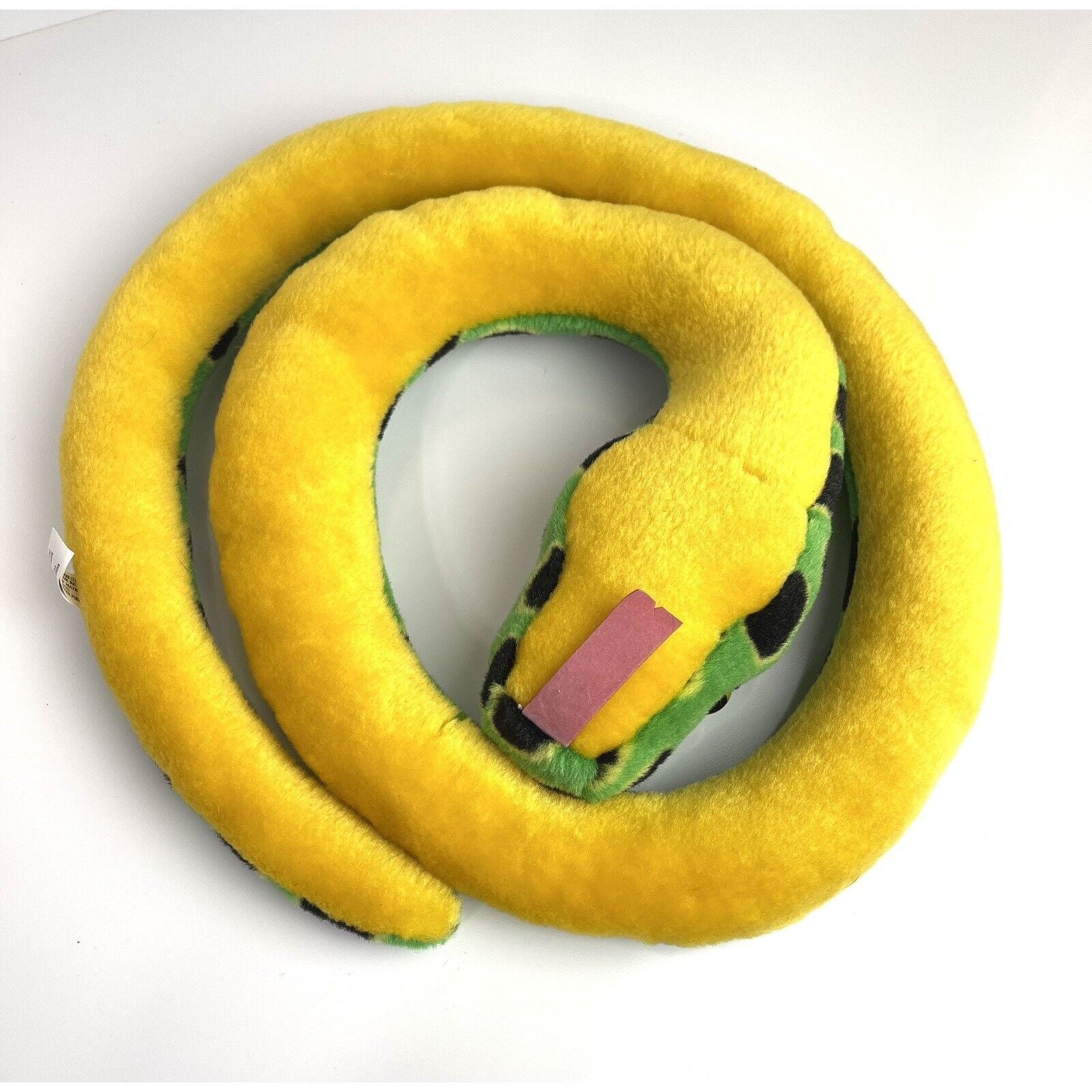 Snake Plush 50 Green Yellow Black Carnival/fair Prize Vintage K & M ...