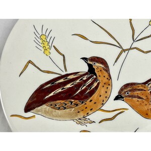 Gien France Game Bird Plate Quail 9.259 1/4 Vintage French Dinnerware ...