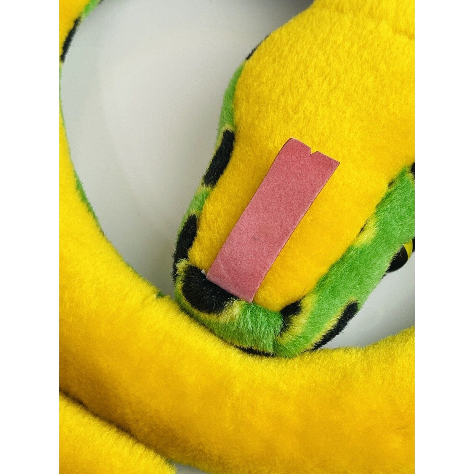 Snake Plush 50 Green Yellow Black Carnival/fair Prize Vintage K & M ...