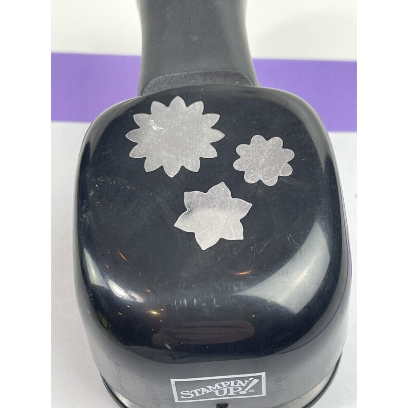 Stampin' Up Boho Blossoms 3 Flowers Whale Tail Punch Paper Shapers ...