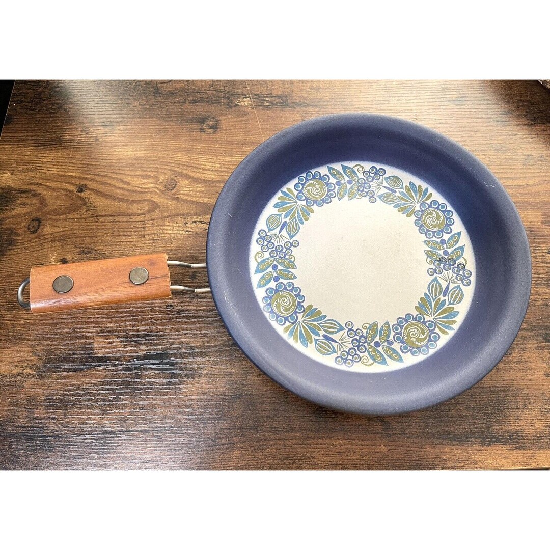 Vintage Figgjo Flameware FF Made in Norway Vulcanus Skillet With Handle ...