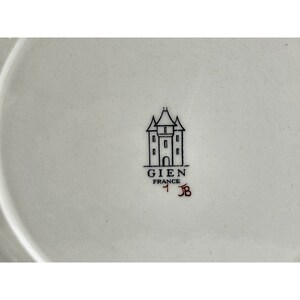 Gien France Game Bird Plate Quail 9.259 1/4 Vintage French Dinnerware ...