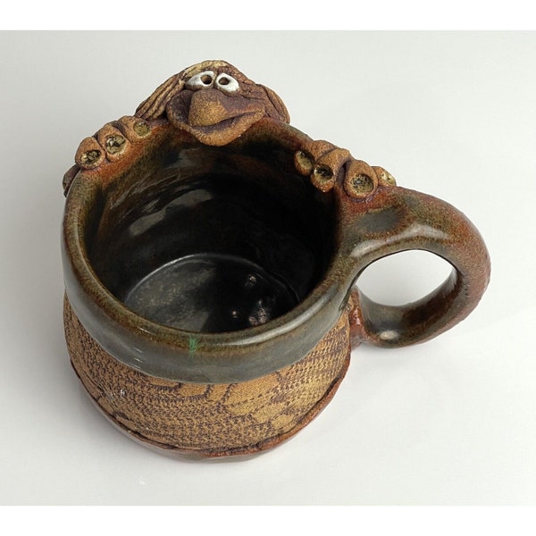 Funny Face Pottery Coffee Mugs - Etsy