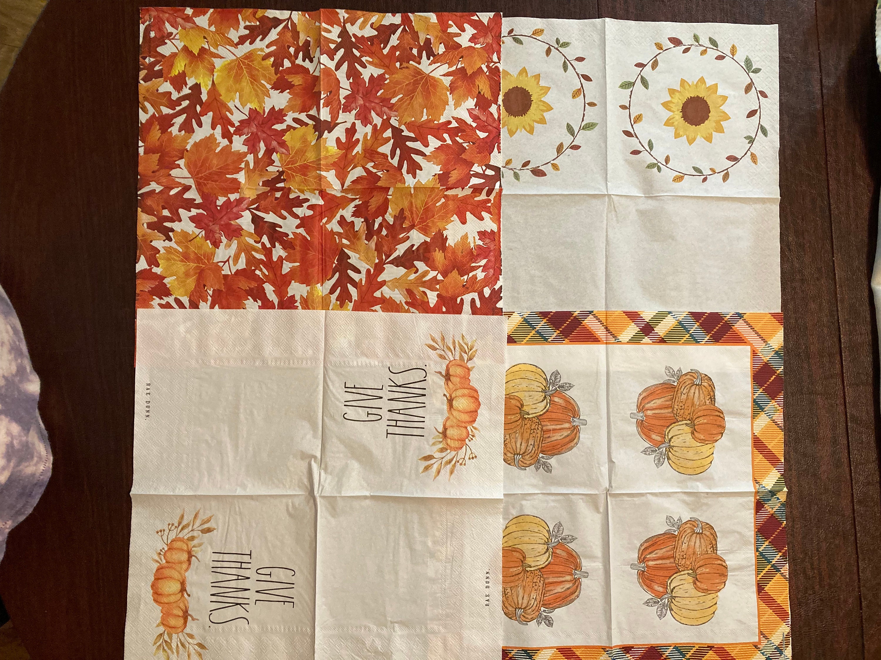 Fall Napkin Bundle for Decoupage - Etsy