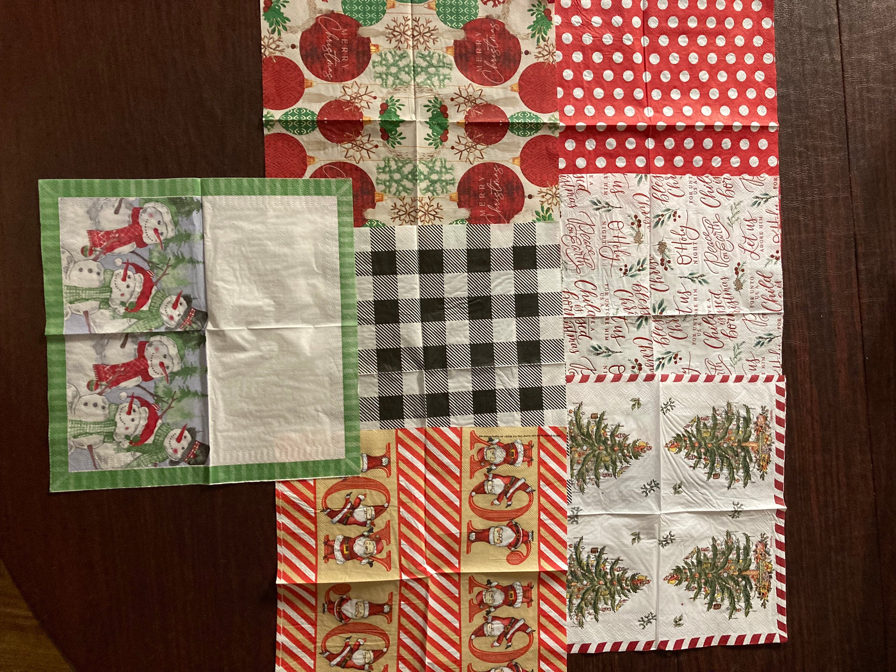 Christmas Napkin Bundle for Decoupage - Etsy