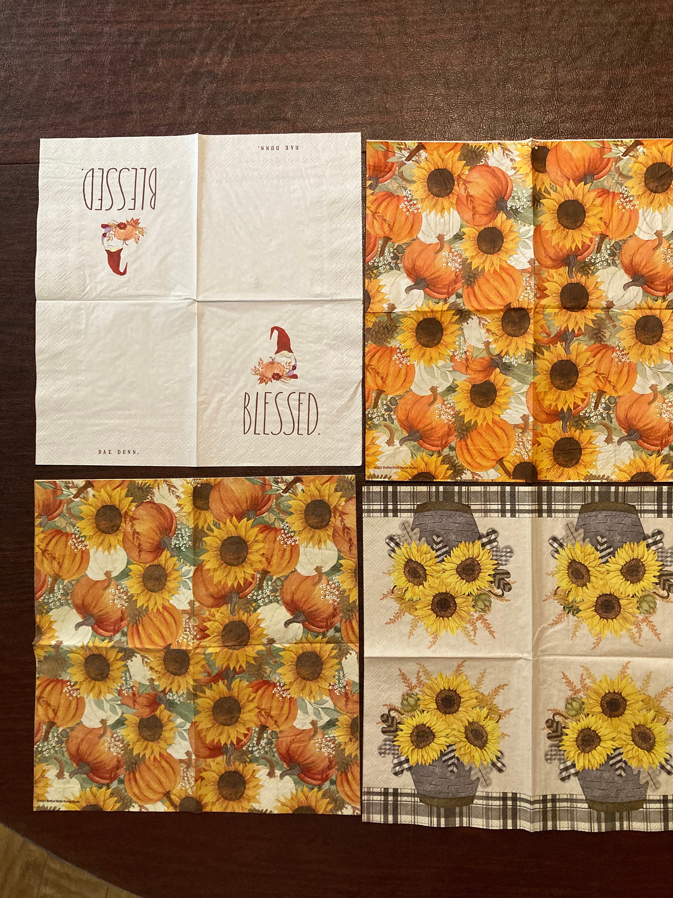Fall Napkin Bundle for Decoupage - Etsy