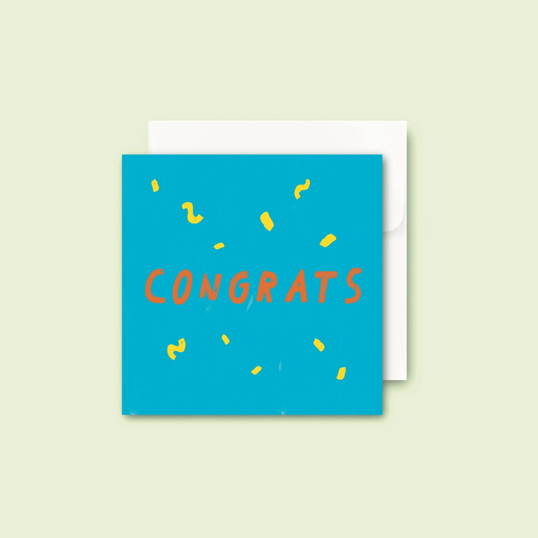 Congratulations Card / Encouragement Cards / Thinking of You ...
