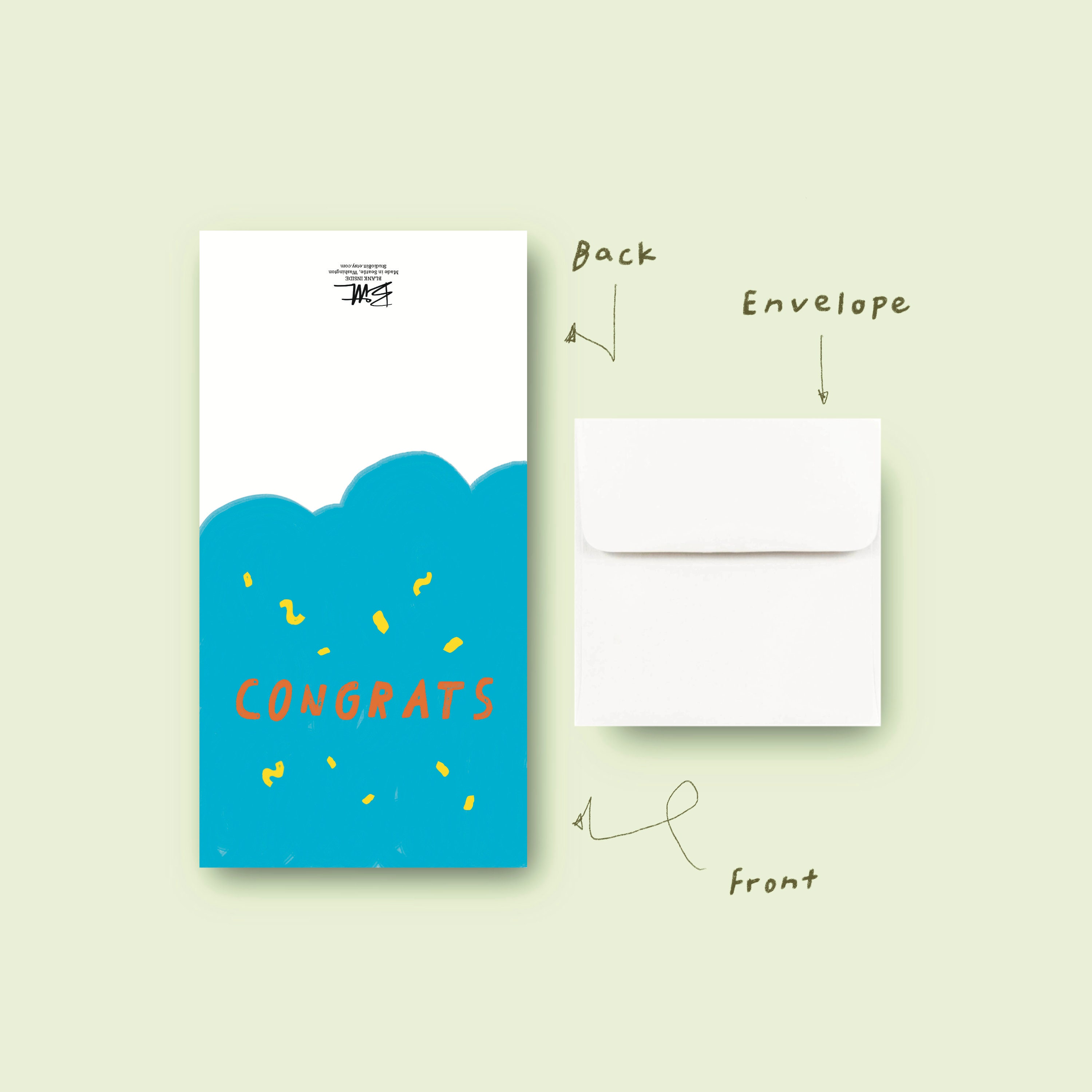Congratulations Card / Encouragement Cards / Thinking of You ...