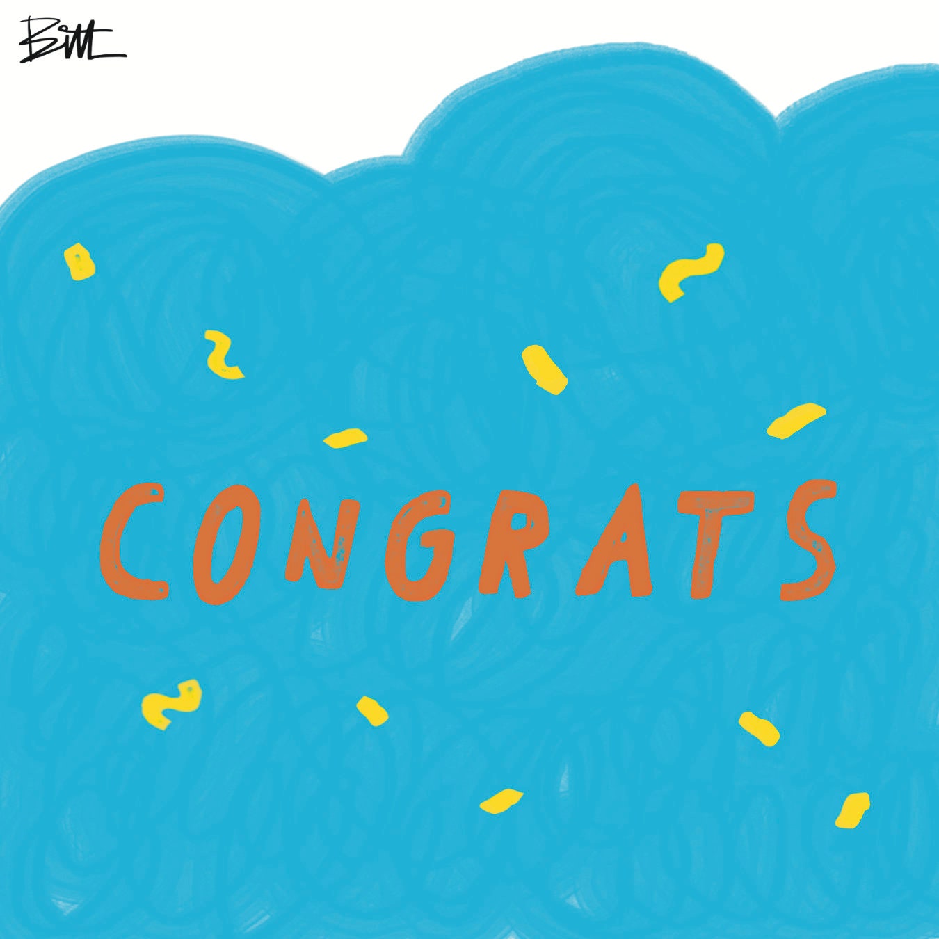 Congratulations Card / Encouragement Cards / Thinking of You ...
