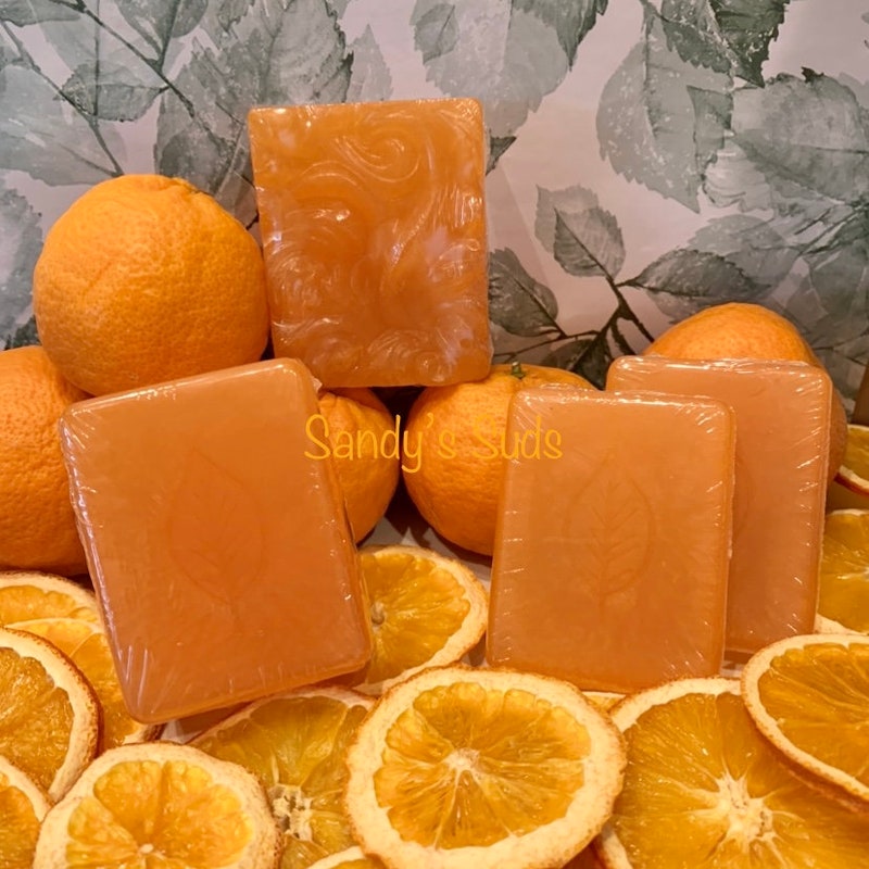 Orange Glycerin Bar Soap - Etsy