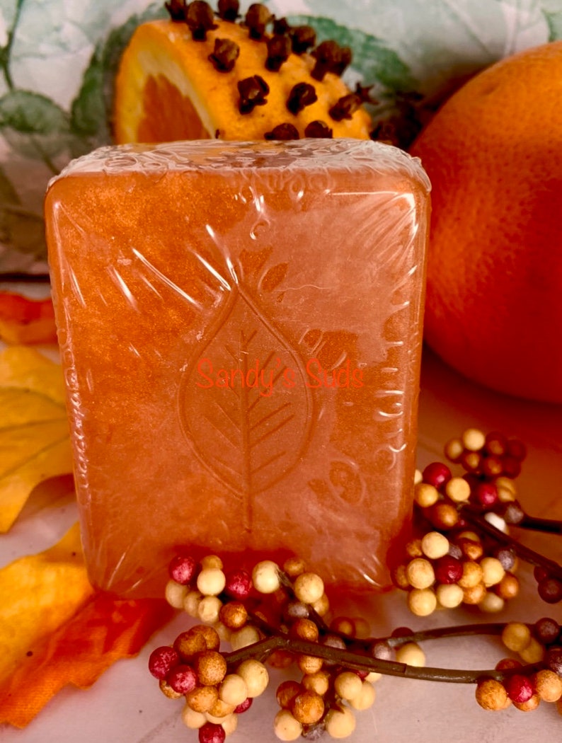 Orange Spice Glycerin Soap - 3 Sizes - Etsy