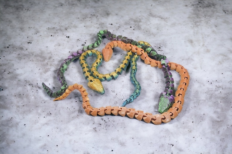 Mystery Articulated Snake Fidget ASMR Toy - Etsy