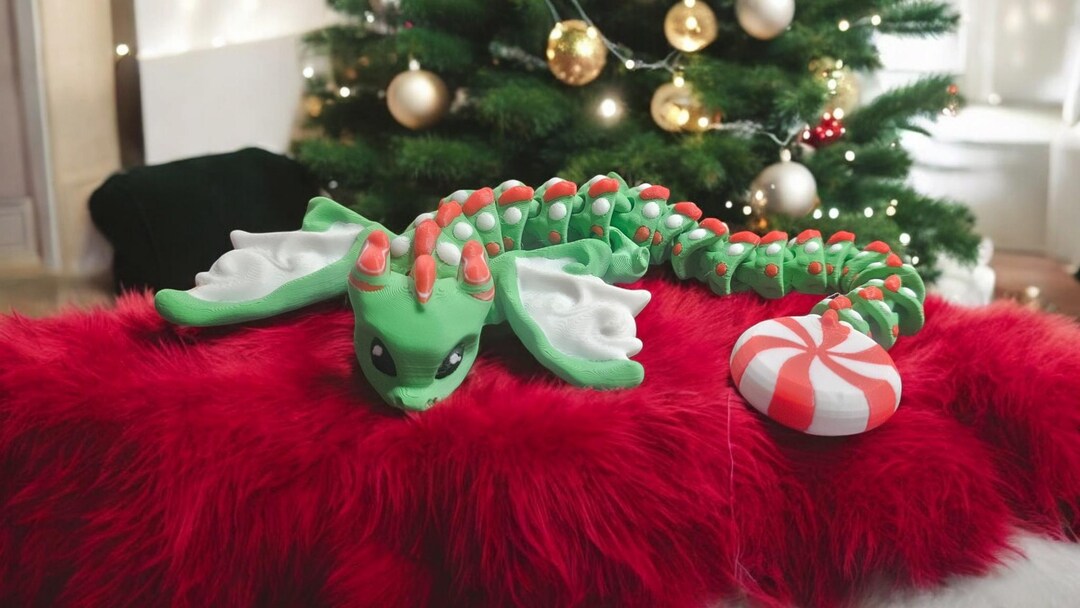 Peppermint Dragon - Etsy