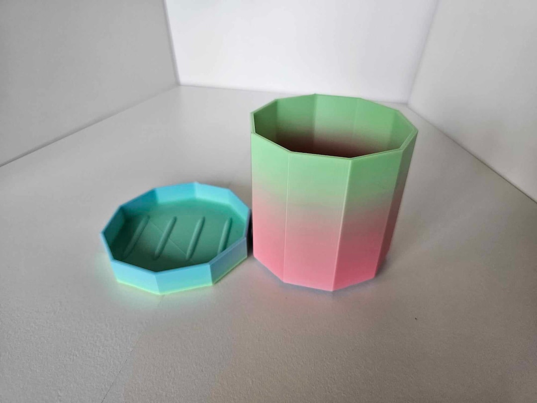 3d Printed Color Shifting 3inch Decagon Pot - Etsy