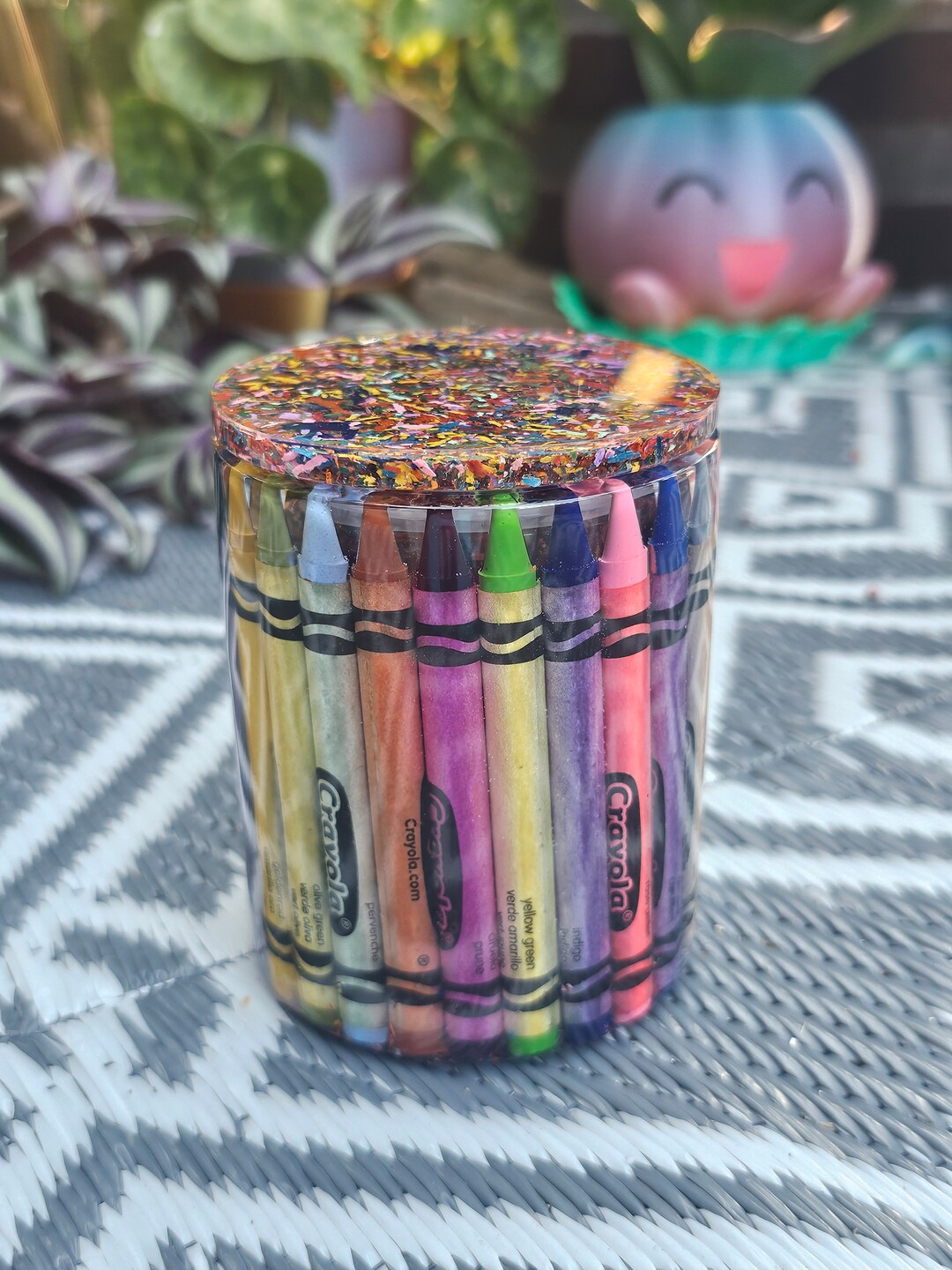 Crayon Jar Teacher Gift - Etsy