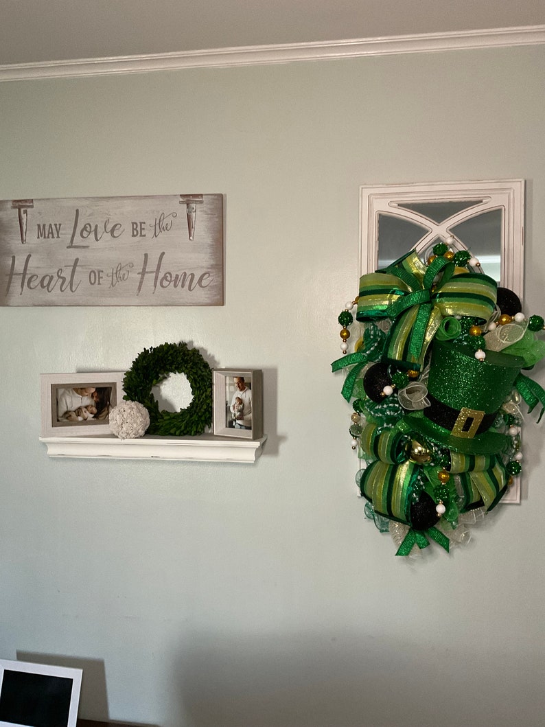 St Patricks Day Door Swag - Etsy