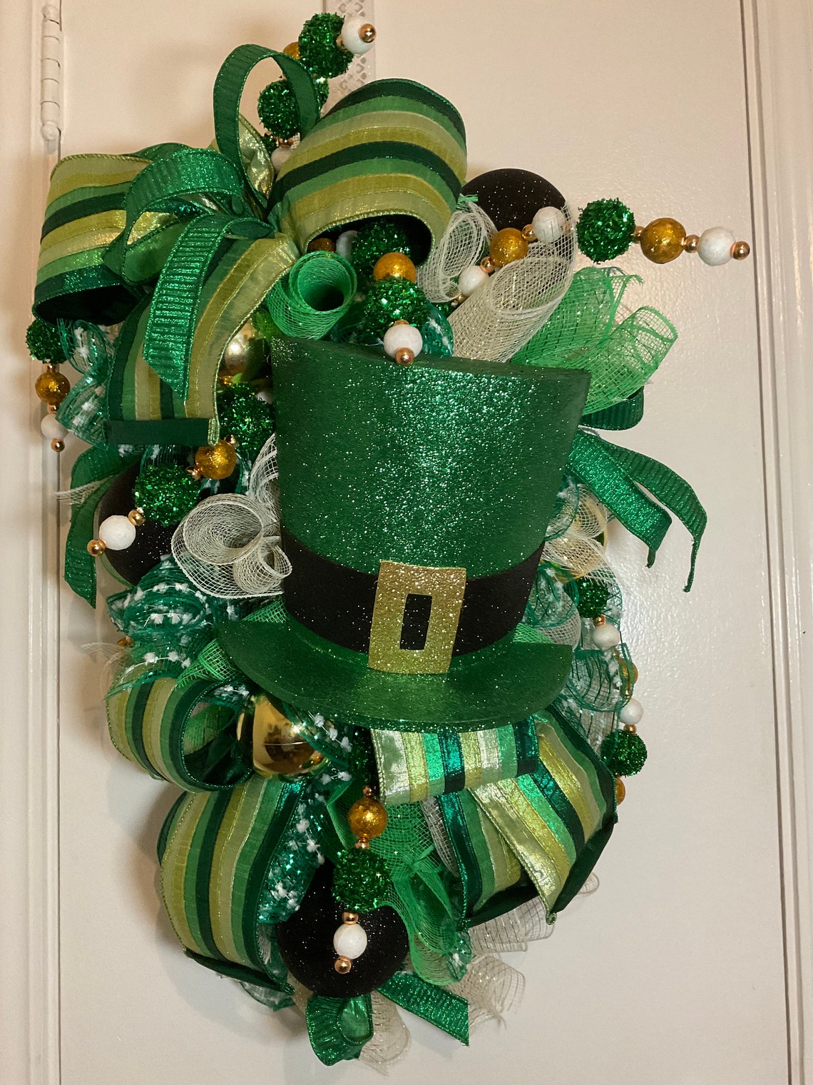 St Patricks Day Door Swag - Etsy