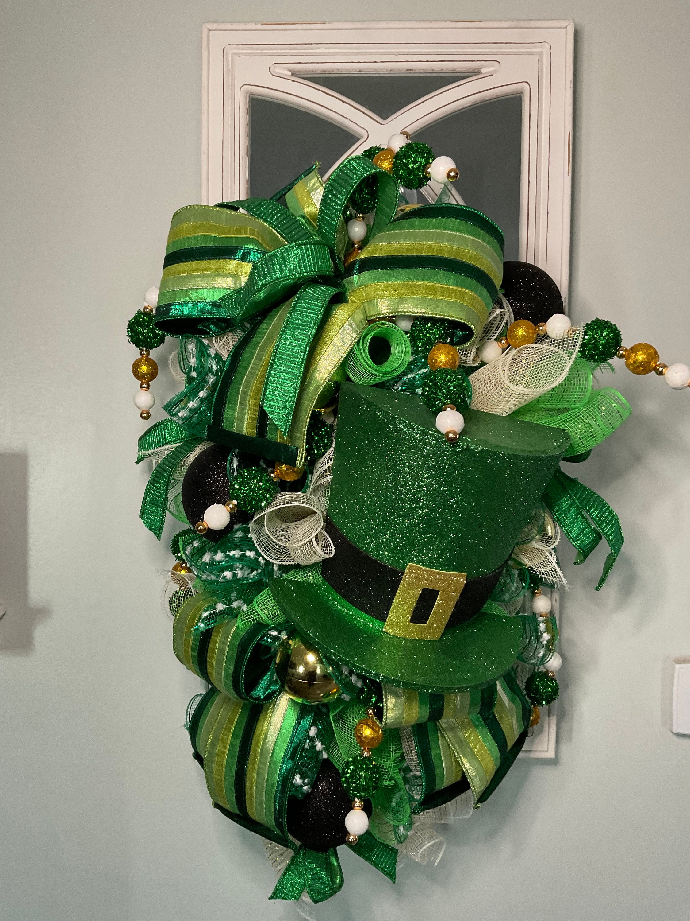 St Patricks Day Door Swag - Etsy