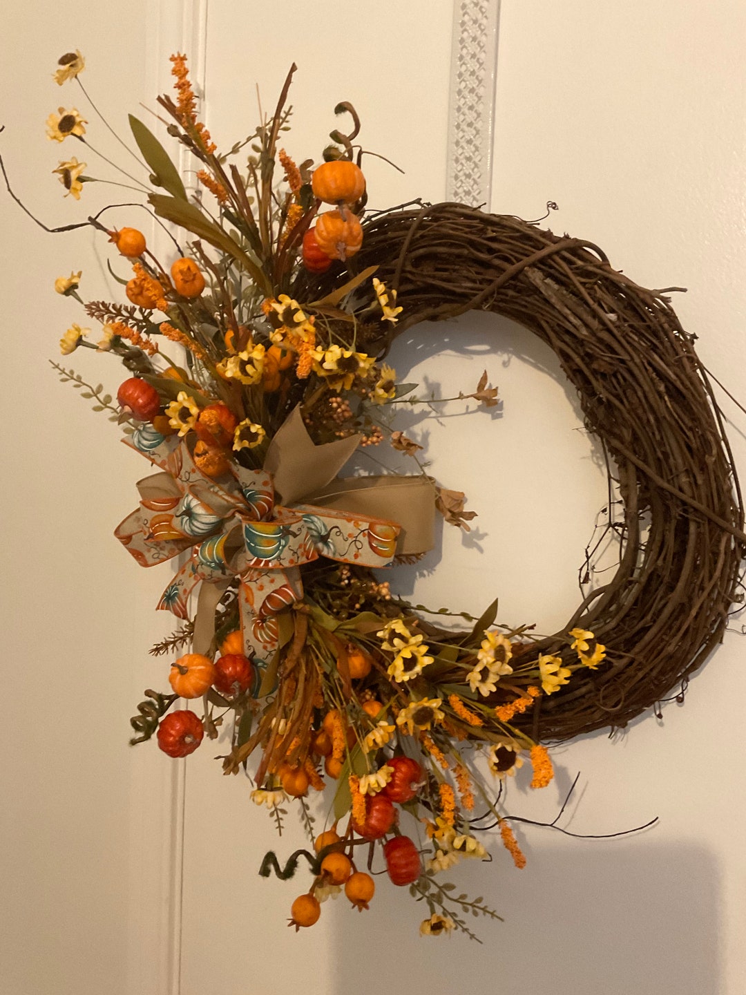 Fall Grapevine Wreath - Etsy