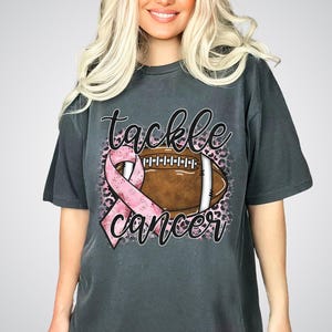 Tackle Breast Cancer Shirt, October Shirt, Football Shirt, Breast ...