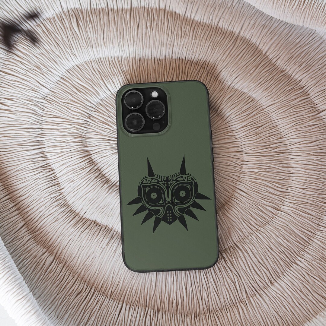 Legend of Zelda iPhone Cover, Majoras Mask Phone Case, Hyrule Shield ...