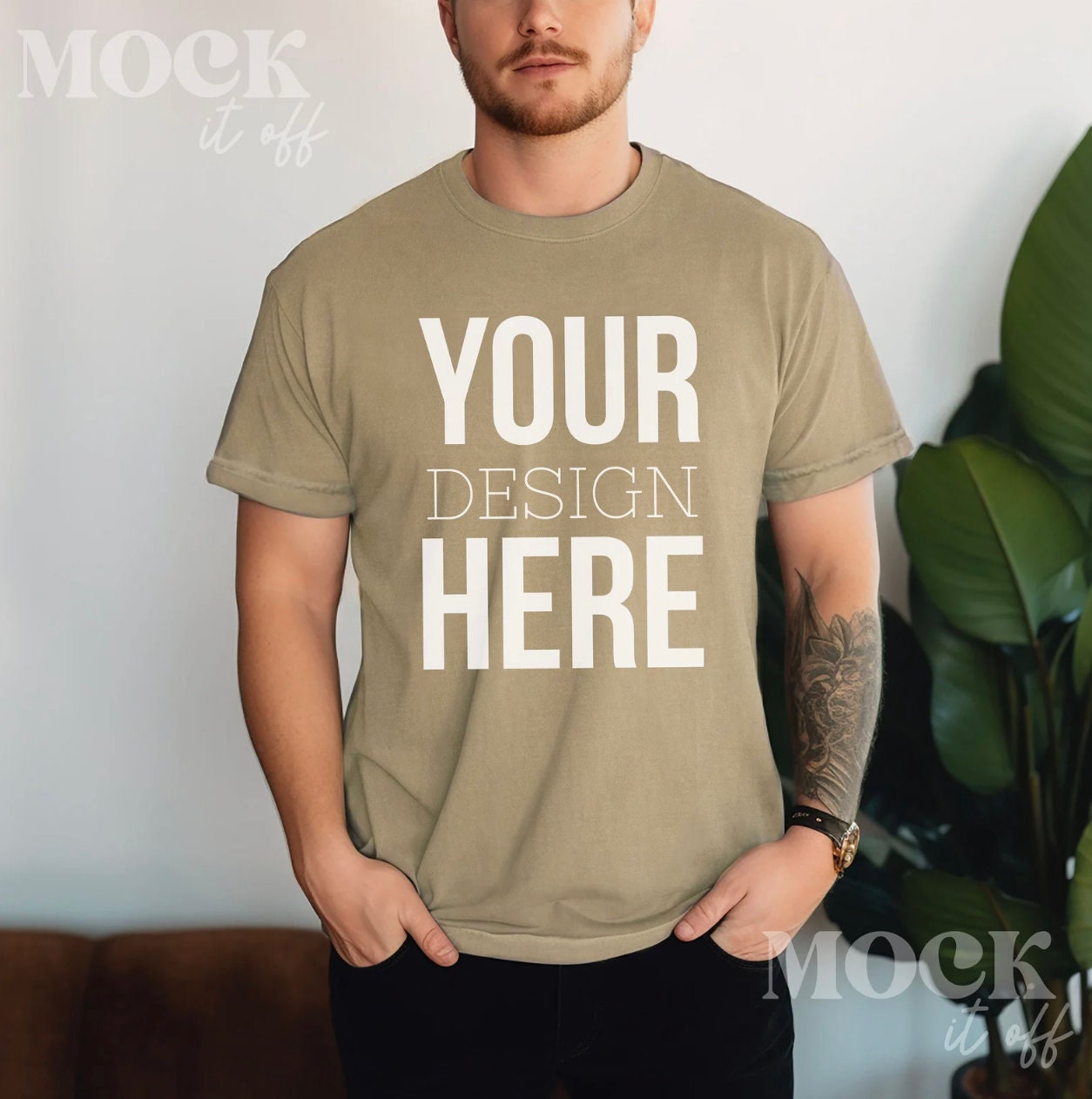 Male Mockup Comfort Colors Bundle Mockup Bundle C1717 Trendy Shirt ...