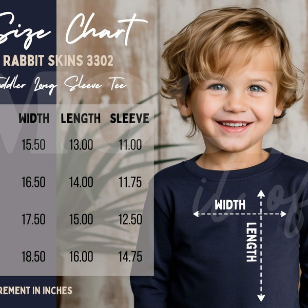 Rabbit Skins 3302 Size Chart - Etsy