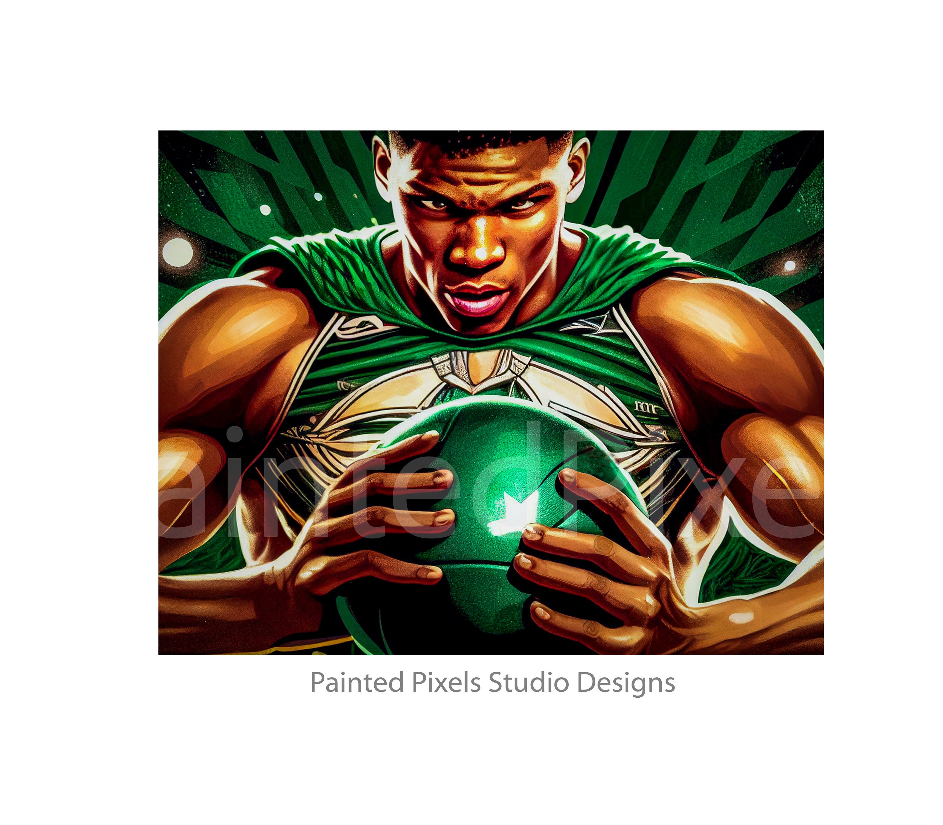 Giannis Antetokounmpo - Wisconsin's Very Own Superhero - Etsy