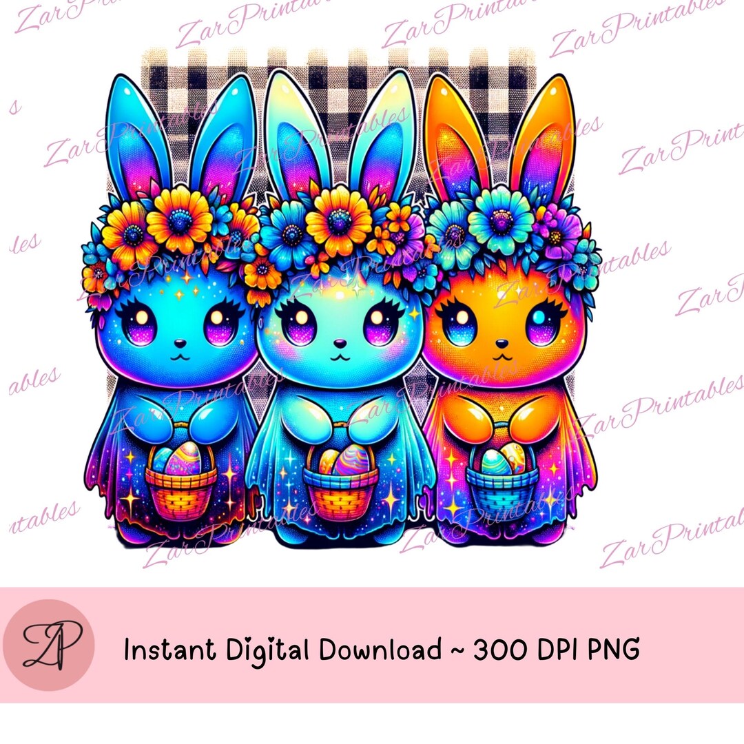 Spooky Easter Bunny Png, Cute Ghost Easter Rabbit T Shirt PNG ...