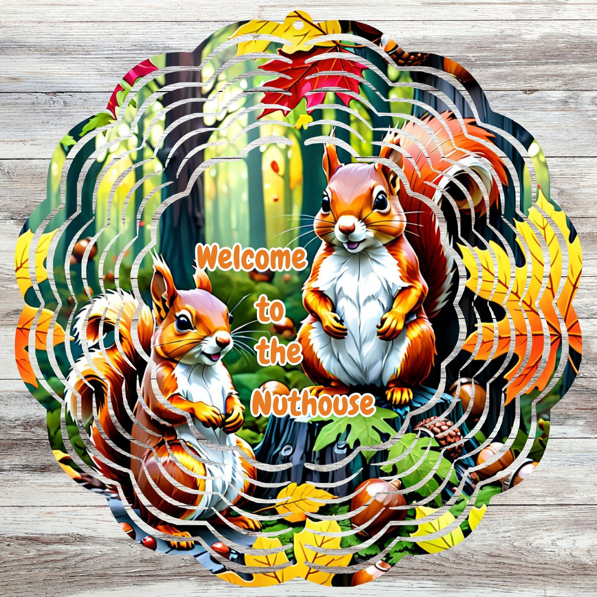 Welcome to the Nuthouse Wind Spinner PNG, Fall Wind Spinner Sublimation ...