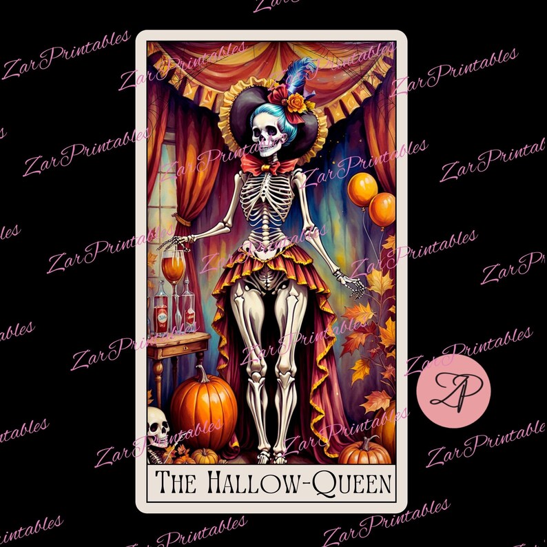 The Hallow Queen Tarot Card Png, Colorful Witchy Fall T-shirt Mug PNG ...