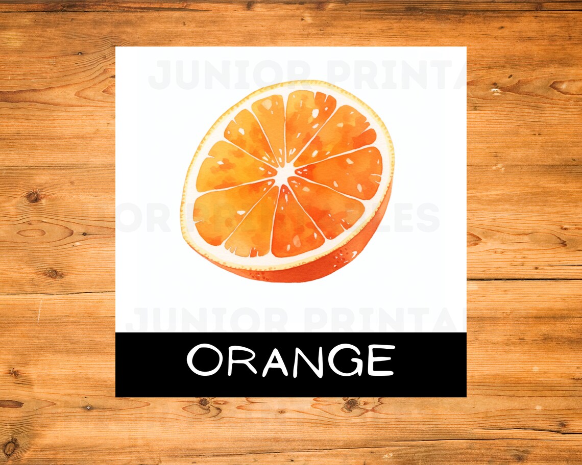 20 Fruit Flash Cards | Flashcards for Kids | Pre-school Cards ...