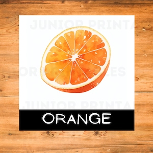 20 Fruit Flash Cards | Flashcards for Kids | Pre-school Cards ...