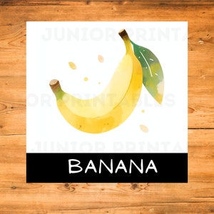 20 Fruit Flash Cards | Flashcards for Kids | Pre-school Cards ...