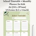 School Planner Kids Daily Journal Printable Kids Activity - Etsy