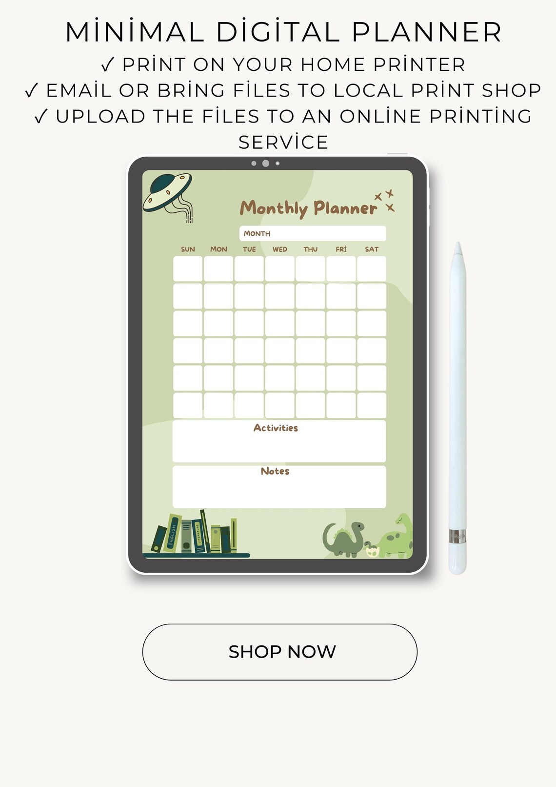 School Planner Kids Daily Journal Printable Kids Activity - Etsy